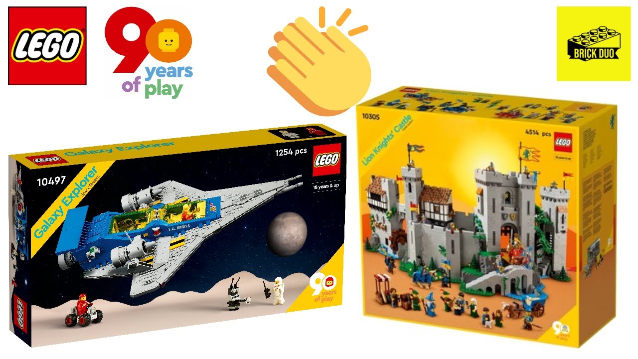 LEGO 90th Anniversary Sets: Job Well Done by LEGO! - YouTube