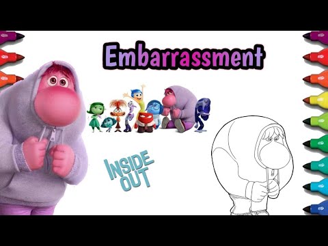 How to Draw Embarrassment From Inside Out 2 | Easy Step by Step ...