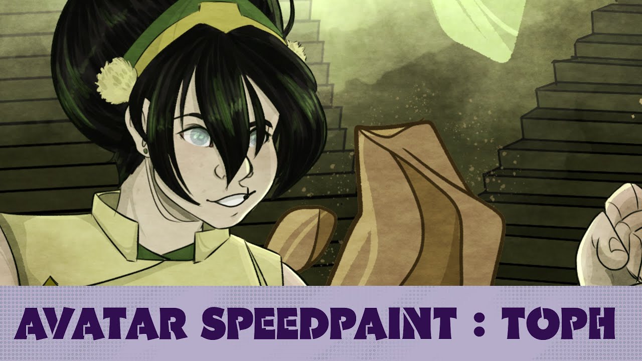 ATLA Team Avatar Pt. 5 - Toph Speedpaint - YouTube