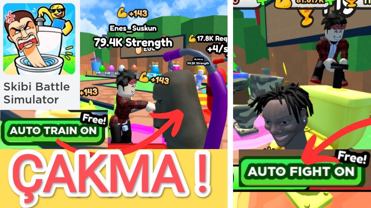 ÇAKMA Arm Wrestling Simulator! Skibi Battle Simulator - YouTube