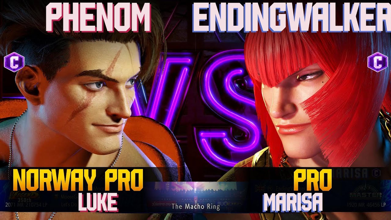 SF6 Phenom (Luke) vs Ending Walker (Marisa) High-level Match FT2 - YouTube