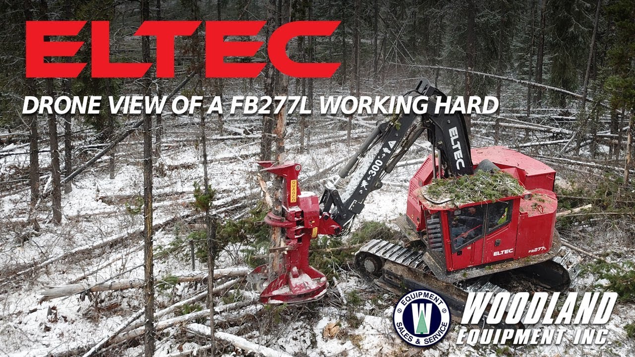 An Eltec FB277L Working Hard Through The Winter - YouTube