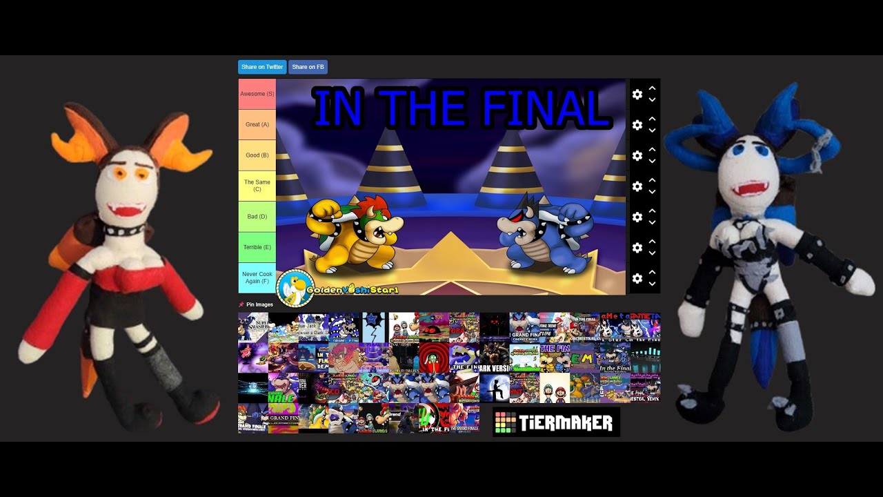 In The Final Bowser's Inside Story Final Boss Remix Tier List - YouTube