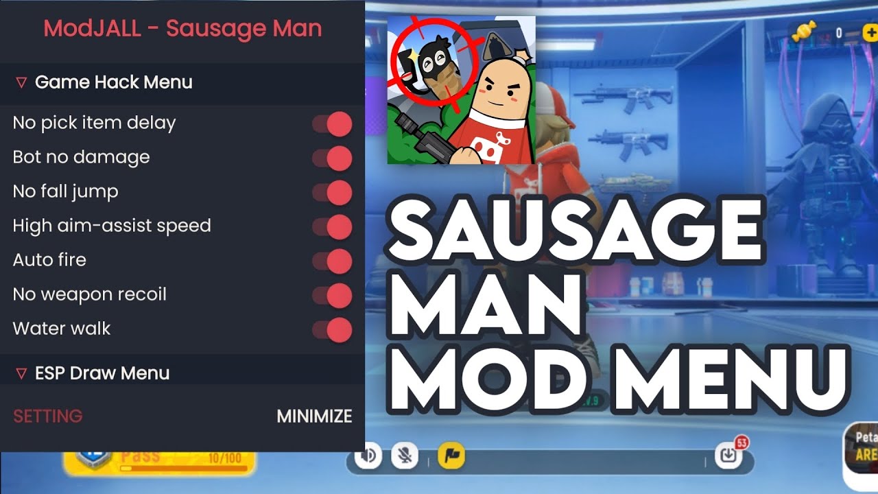 SAUSAGE MAN MOD MENU V21.94 - LATEST VERSION - YouTube
