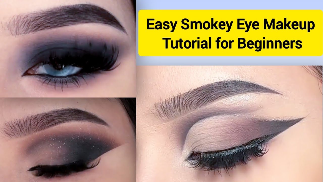 "Easy Smokey Eye Makeup Tutorial for Beginners | Step by Step (3 ...