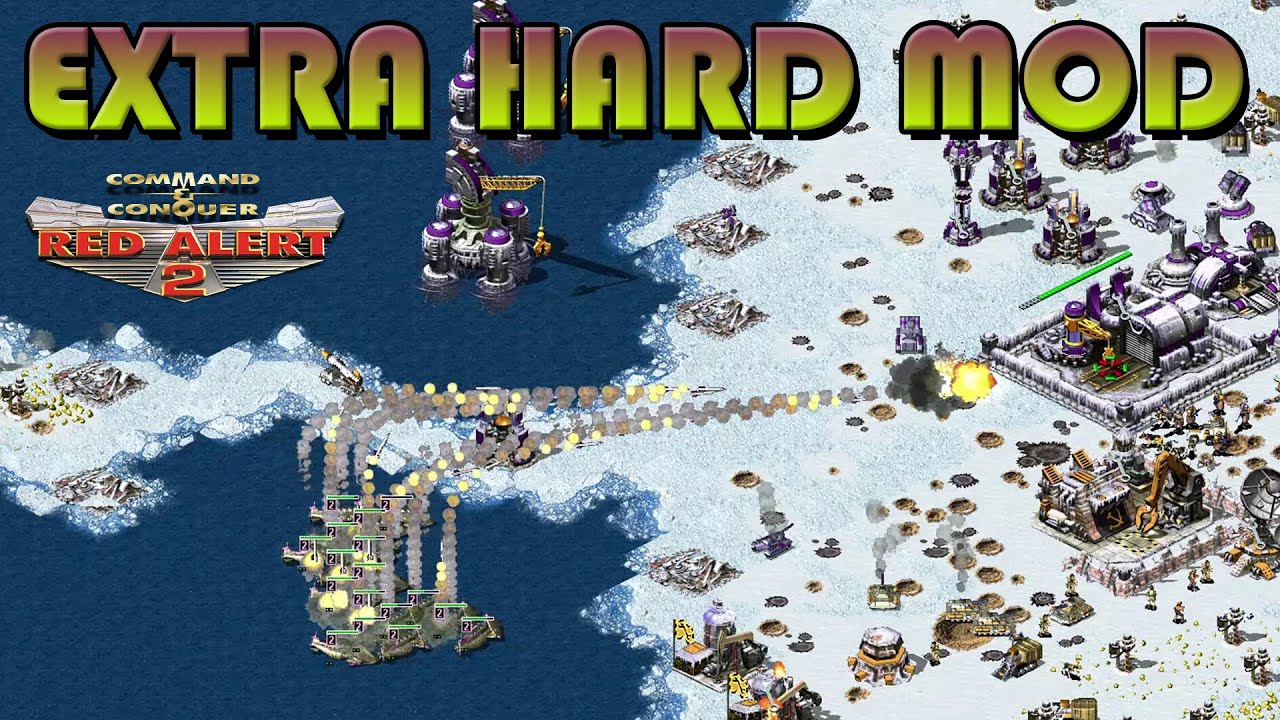 Red Alert 2 | Extra Hard Mod | Narrow path, Deadly Boomers - YouTube