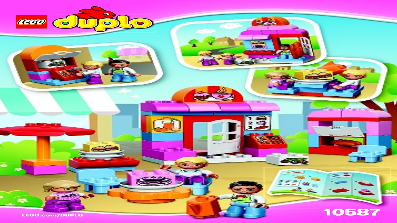 LEGO instructions - DUPLO - 10587 - Café - YouTube