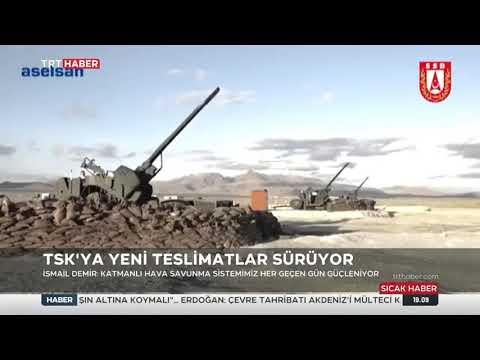 Tsk'ya Katmanlı Hava Savunma sistemi Teslimatı 12.10.2021 TURKEY