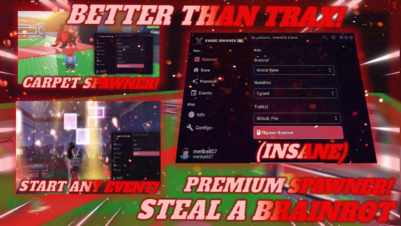 [BEST😱] STEAL A BRAINROT BRAINROT SPAWNER SCRIPT! ( BETTER THEN TRAX ...