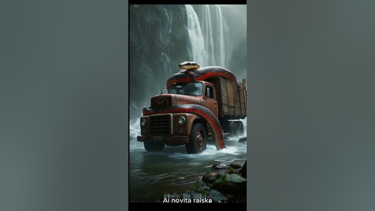 GIANT PYTHON|ABANDONED TRUCK|AMAZING SCENERY| AI NATURE EXPLORATION # ...