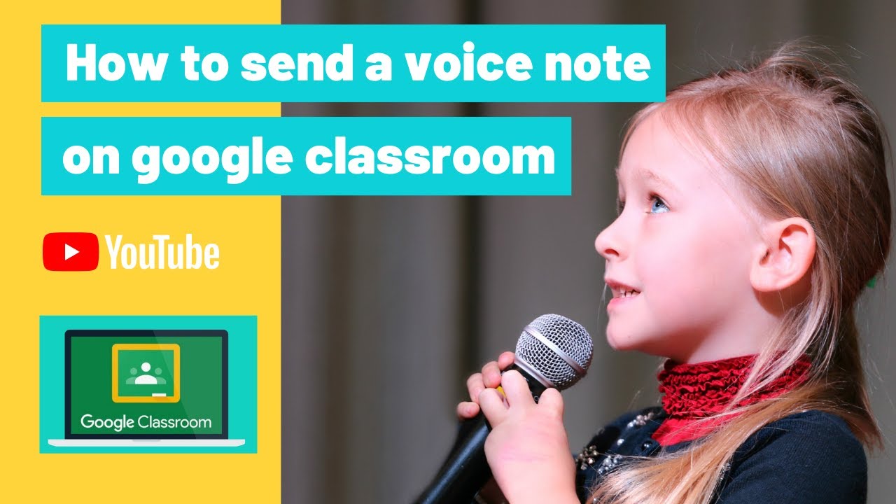 How to send voice note on google classroom? - YouTube