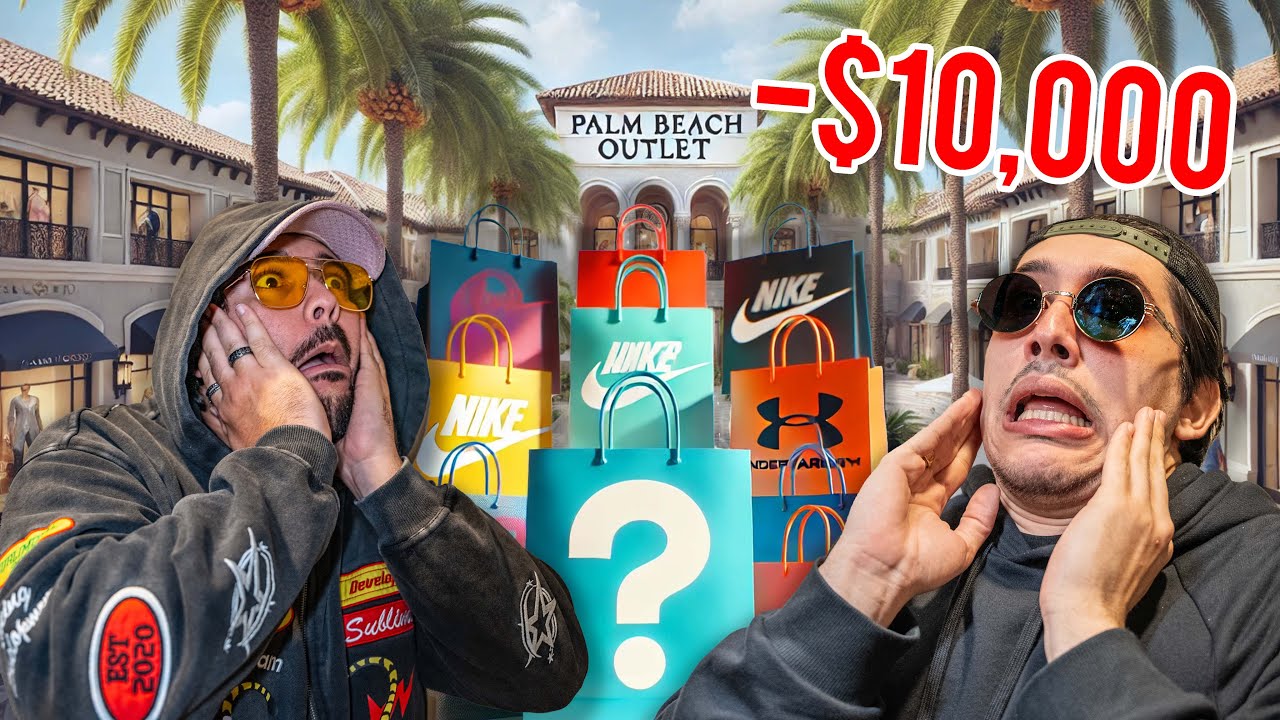 Trying Every Shop At The Outlet - YouTube