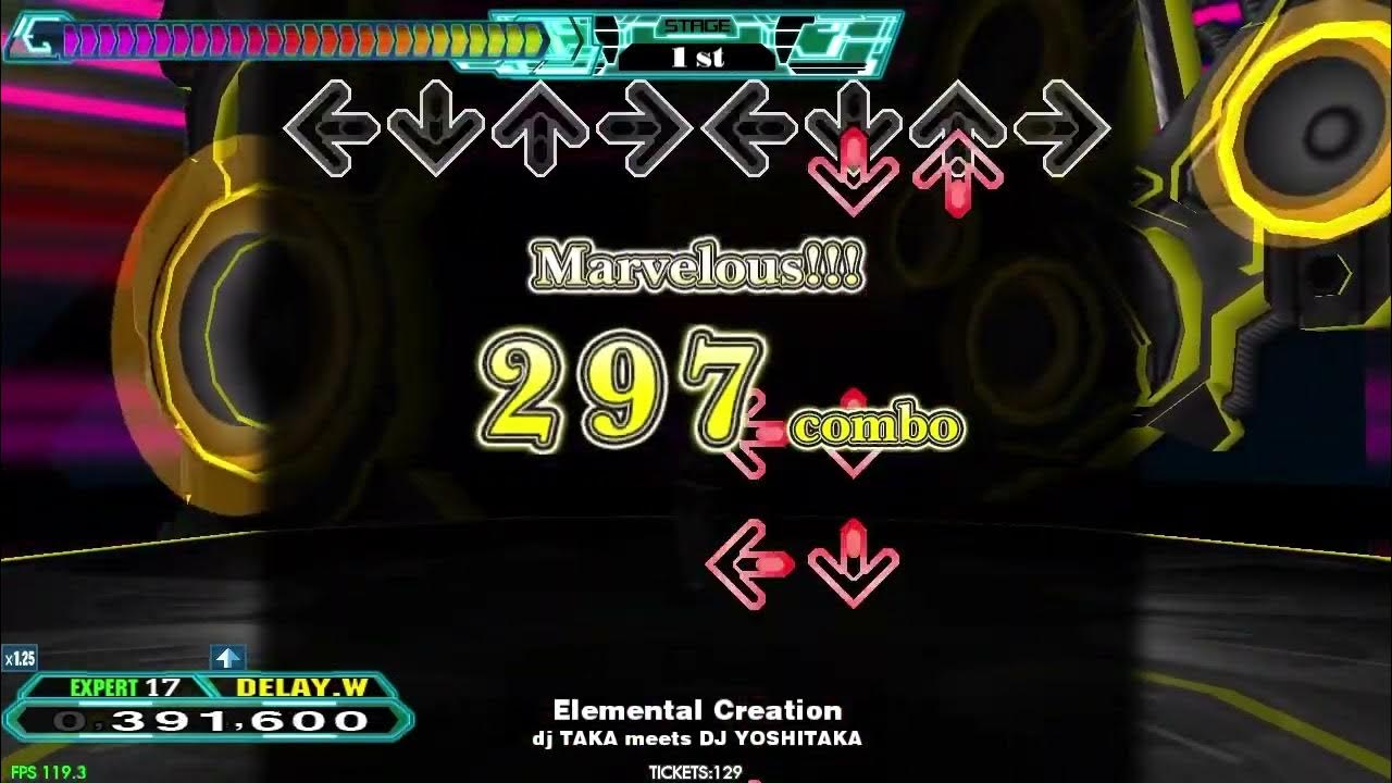 【LV17】DDR / Elemental Creation - EXPERT DOUBLE with handclap - YouTube