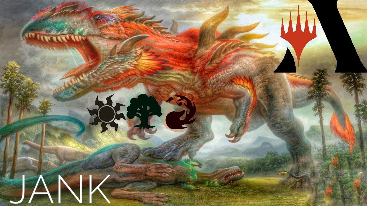 Naya Dinosaur Ramp | War of the Spark Jank Deck | MTG Arena - YouTube