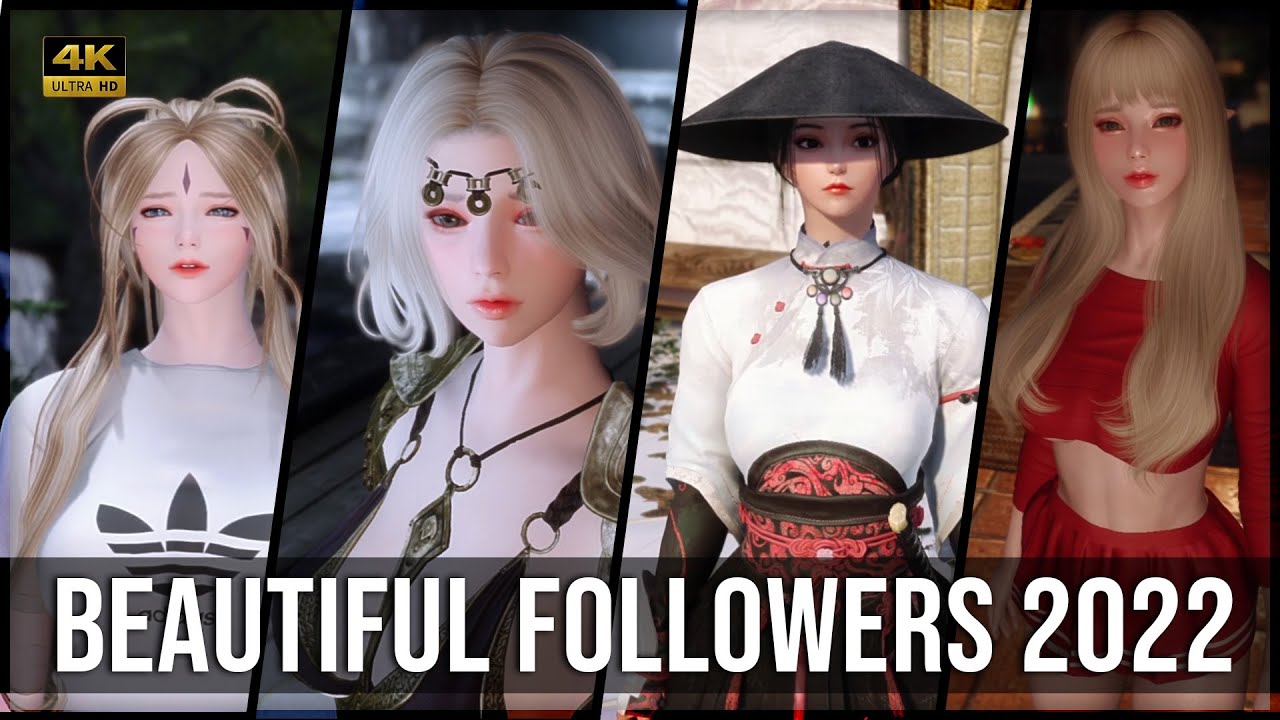 Beautiful Followers 2022 | Skyrim AE Mod - YouTube