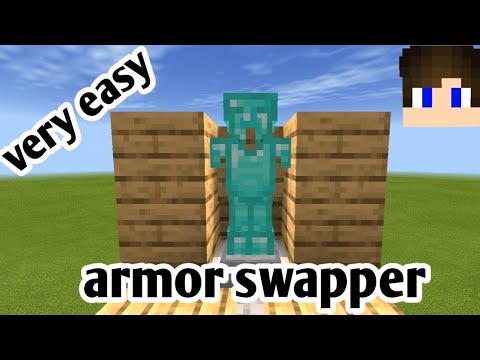 how to make armor swapper in minecraft - YouTube