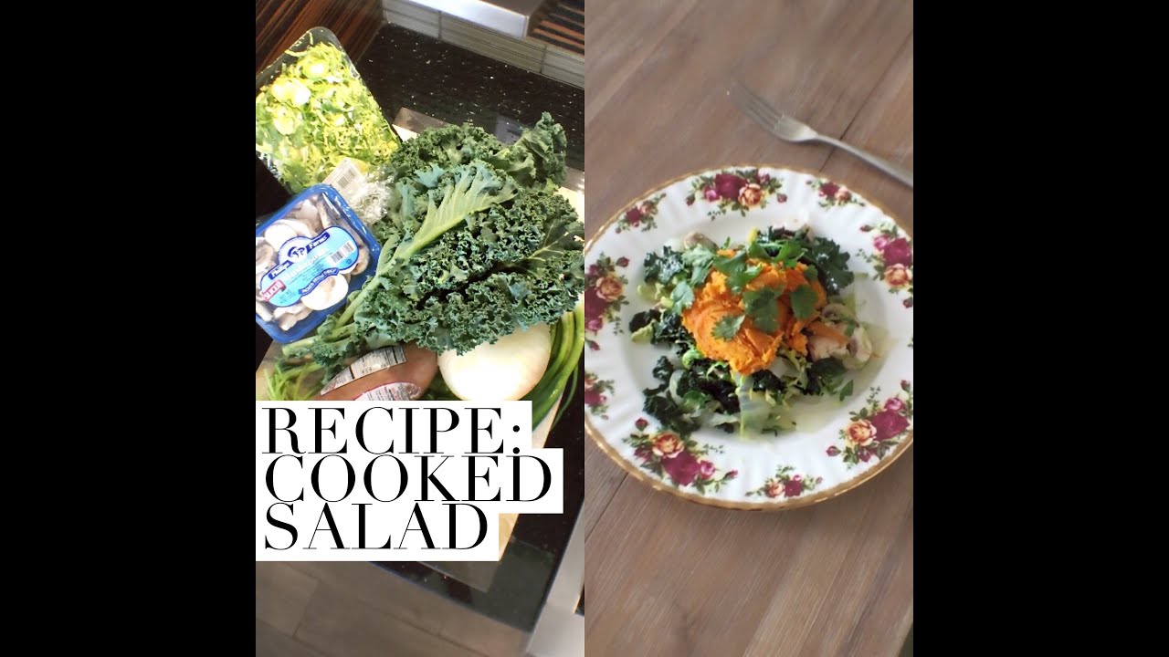 EASY Recipe: Healthy & Delicious Cooked Salad! - YouTube