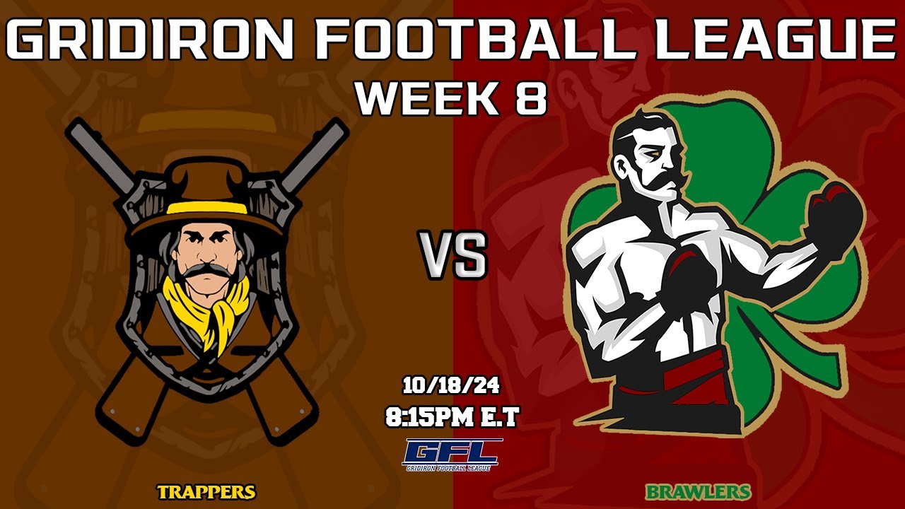 GFL Season 2 Week 8 Game 4 (Dakota Trappers @ Boston Brawlers) - YouTube