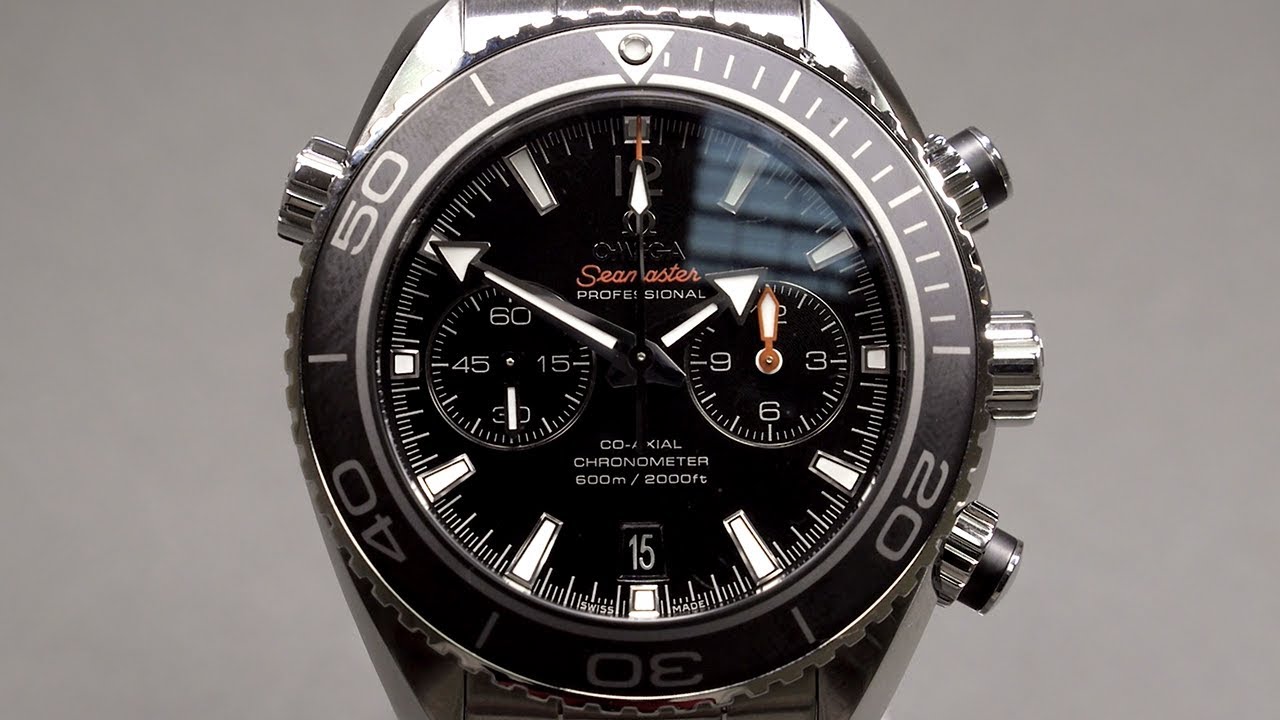 Omega Seamaster Planet Ocean, Model Number 232.30.46.51.01.001 - YouTube