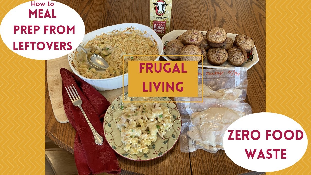 How To Meal Prep From Leftovers, Zero Food Waste, Frugal Living - YouTube