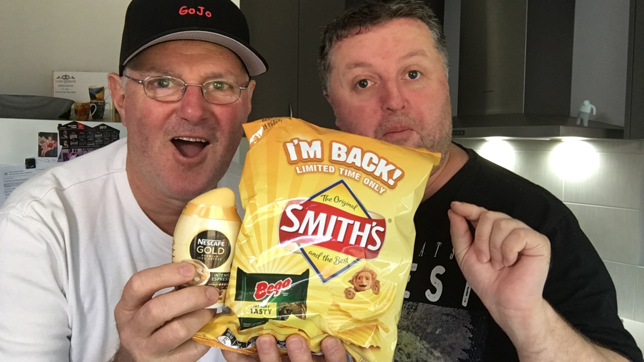 Smith's Bega Tasty Cheese & Nescafe Gold Iced Coffee | Live Review ...