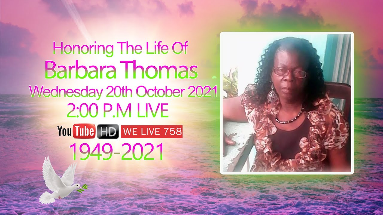 Honoring The Life Of Barbara Thomas - YouTube