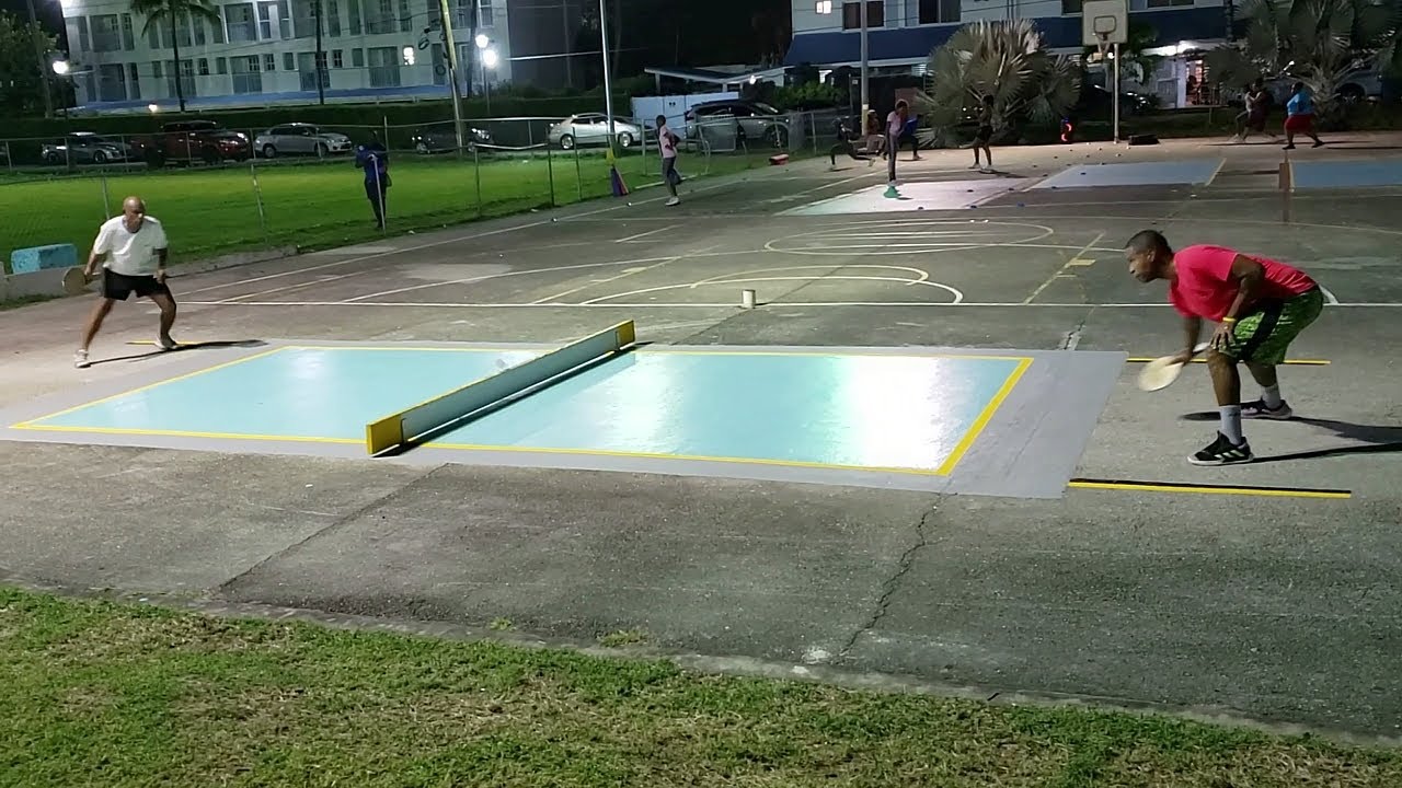 Unique Barbados Sport - Road Tennis - YouTube