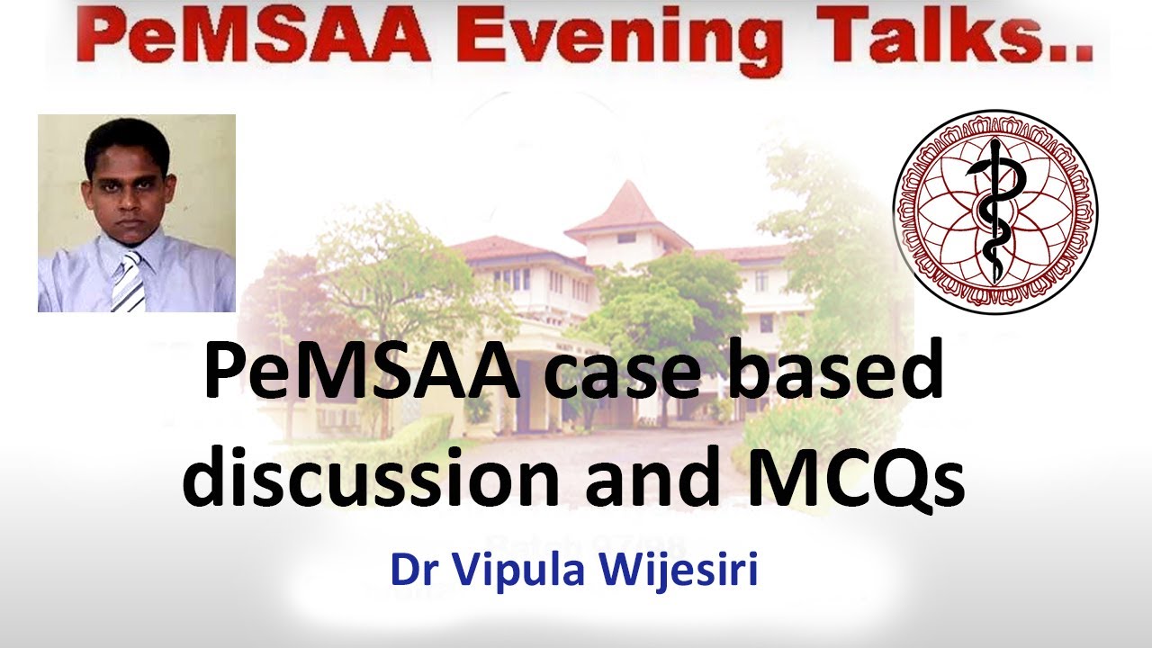 PeMSAA Lecture series | 2021.10.13 | Dr Vipula Wijesiri - YouTube