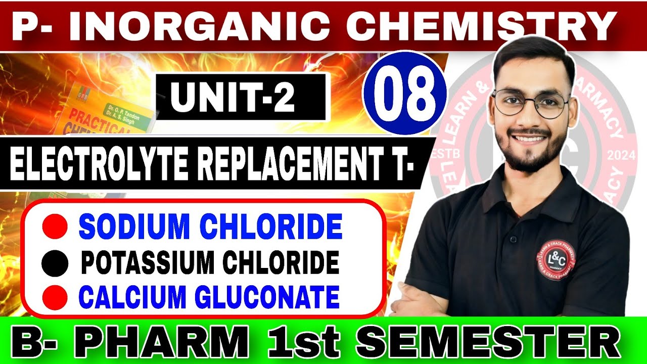 🔴Electrolytes Replacement Therapy I Sodium Chloride I Potassium ...