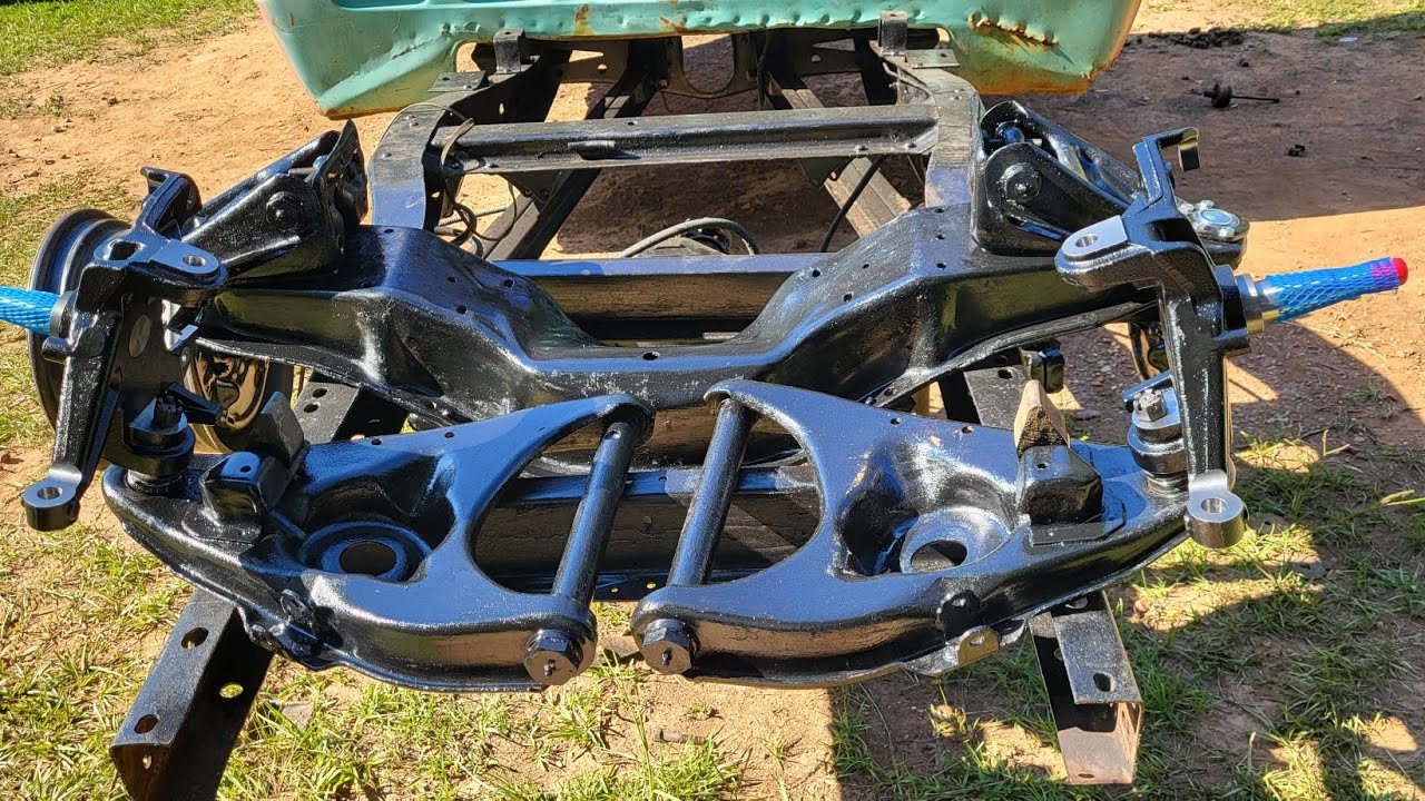 1969 C10 front suspension ready to reinstall - YouTube