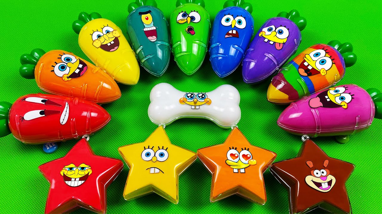Spongebob Squarepants - Looking For SLIME With Carrot & Star Coloring ...