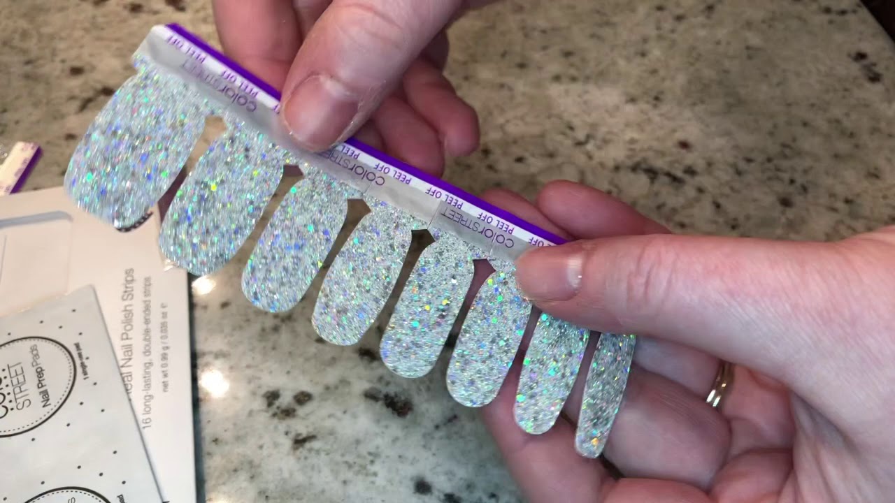 How to apply Color Street Nail Strips - YouTube