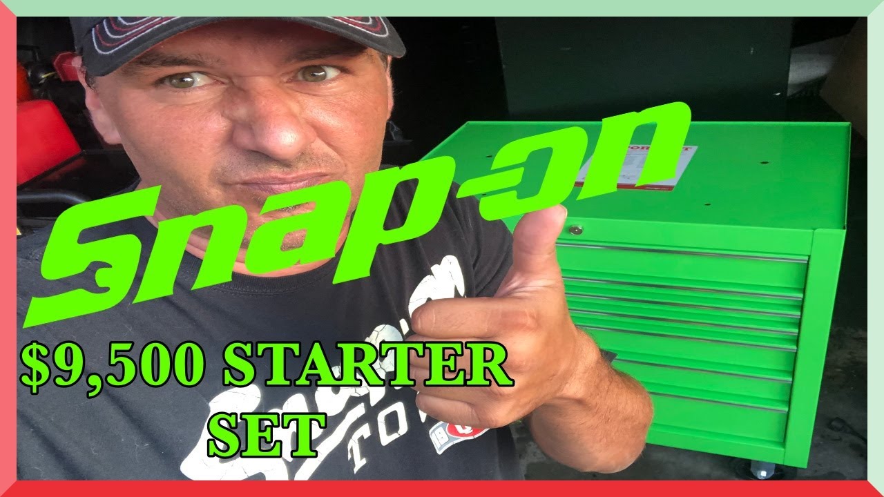 oops i bought a SNAP ON $9500 starter kit with a box - YouTube