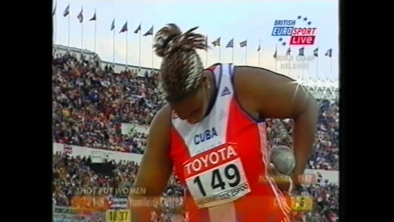 Shot Put Womens Final IAAF World Championships 2005 Helsinki - YouTube