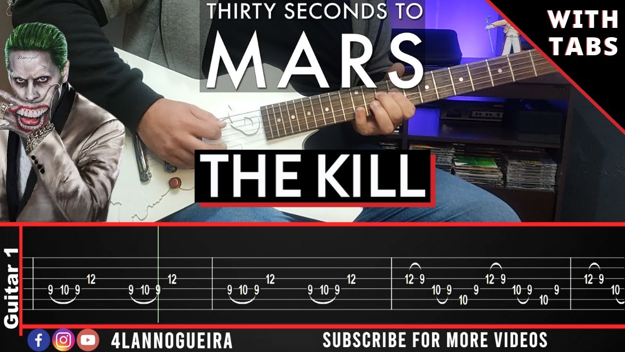 The Kill (Bury Me) - 30 Seconds to Mars - (Guitar Cover With Tabs ...