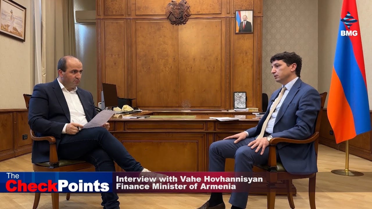 Interview with Vahe Hovhannisyan - Finance Minister of Armenia - YouTube