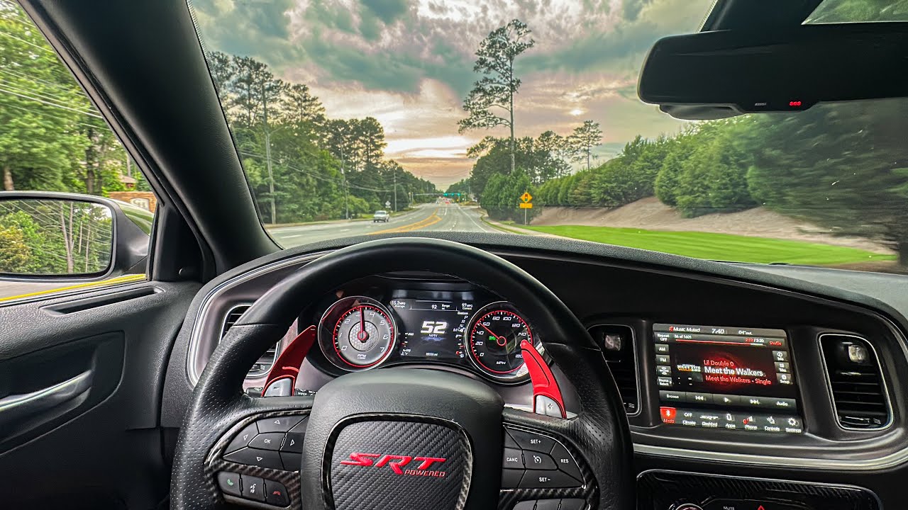 LOUD WIDEBODY SCAT PACK POV WITH MUSTANG GT OWNER - YouTube