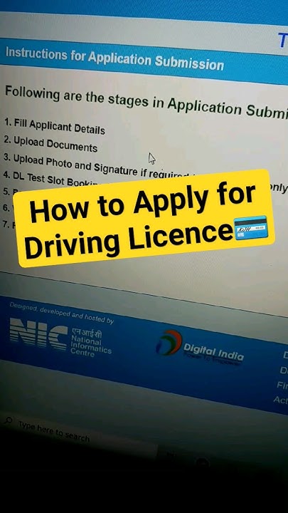 How To Apply Driving License Online Driving Licence Online Apply