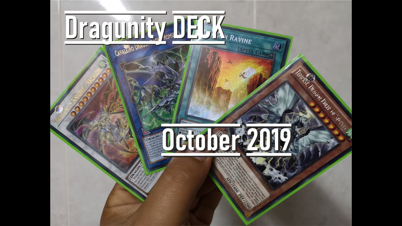 Dragunity Guardragon Deck profile October 2019 (pre-banlist) - YouTube