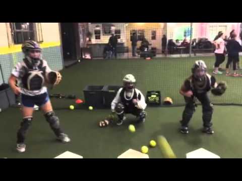 Jen Schro Catching Circuit - YouTube