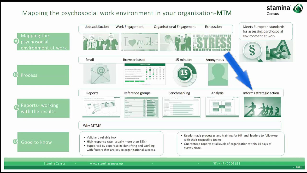 MTM II Stamina Census Employee Engagement and Working Environment ...