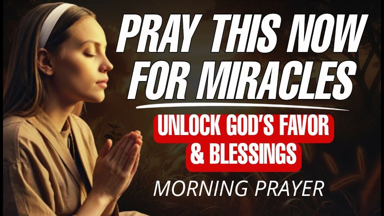A Powerful morning prayer | Start your day with God's favour, grace and ...