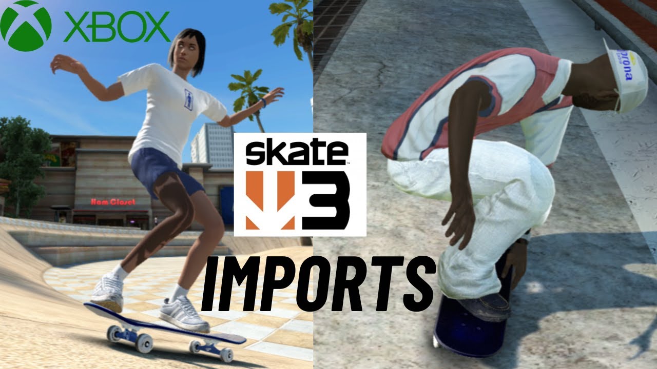 Skate 3 Xbox Modded Skaters / Free Imports.! - YouTube