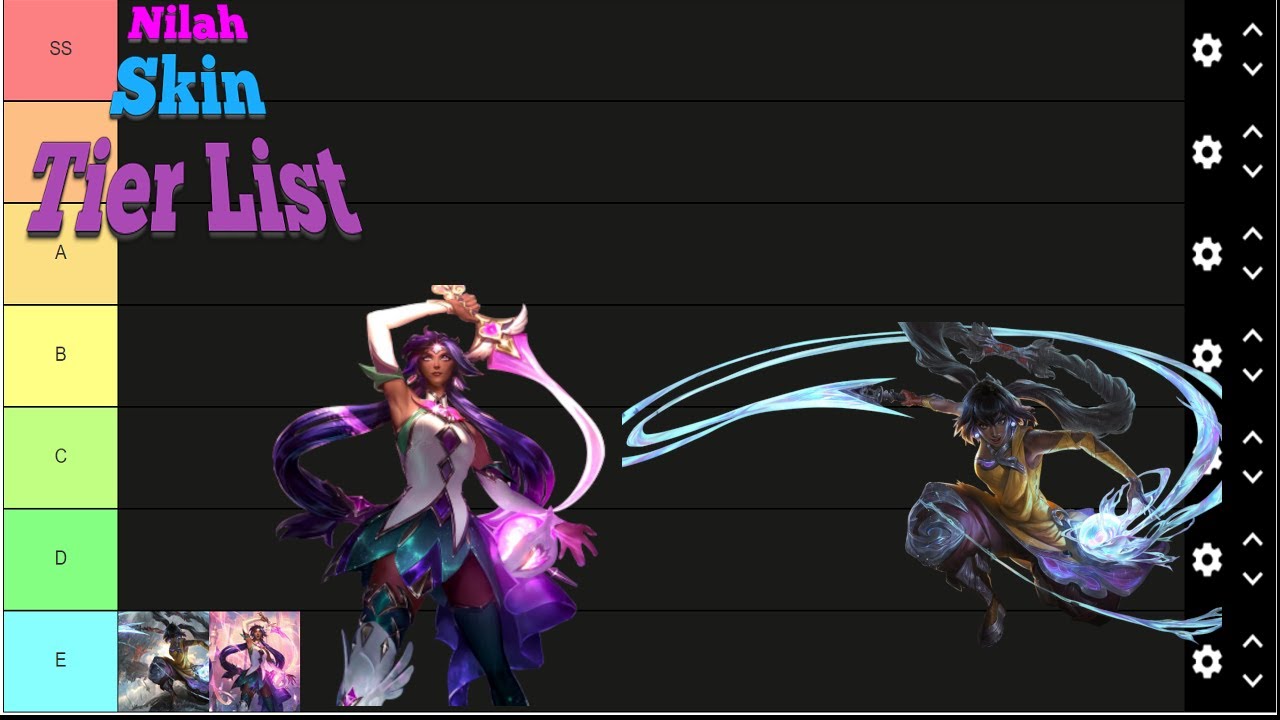 Nilah Tier List Skin - YouTube
