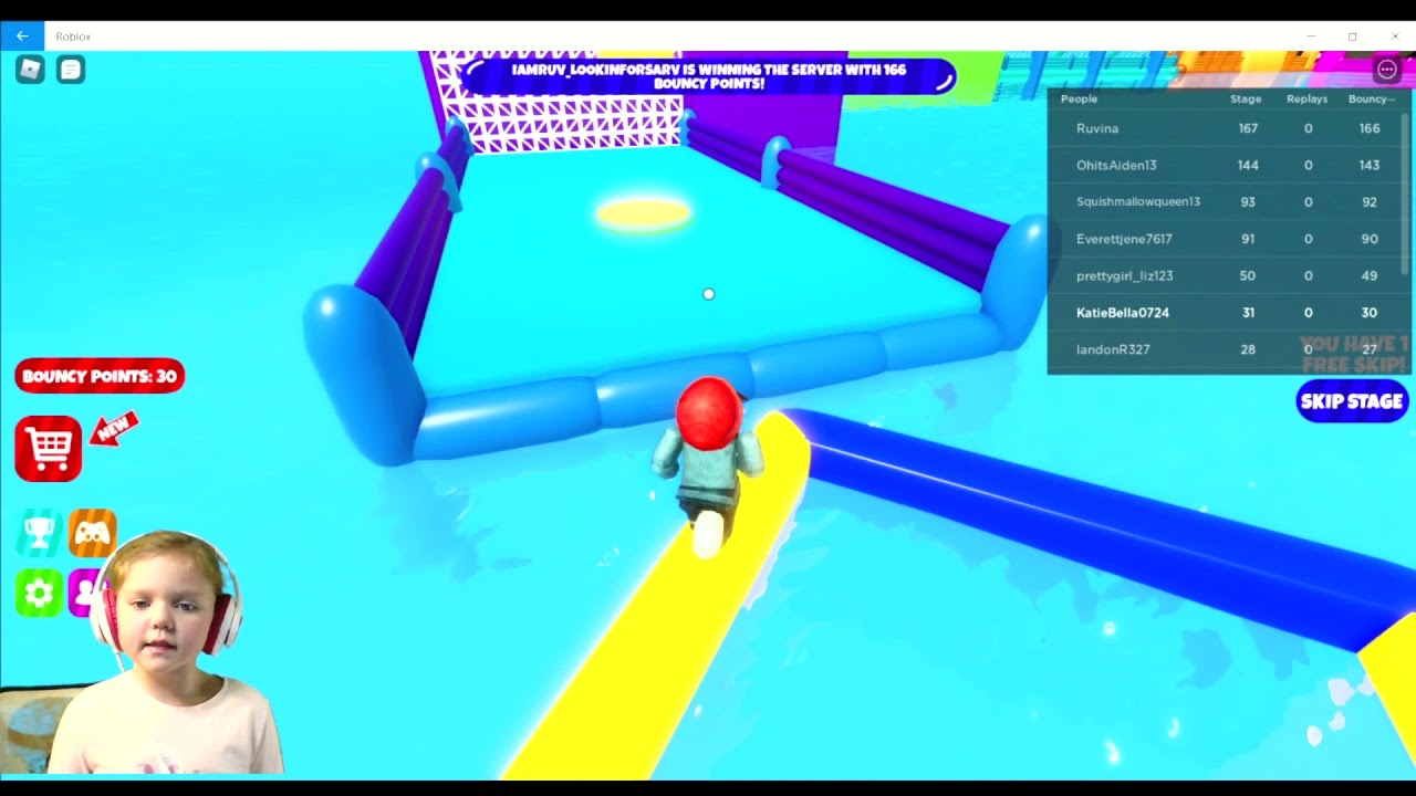 Escape Inflatable Obby! - YouTube