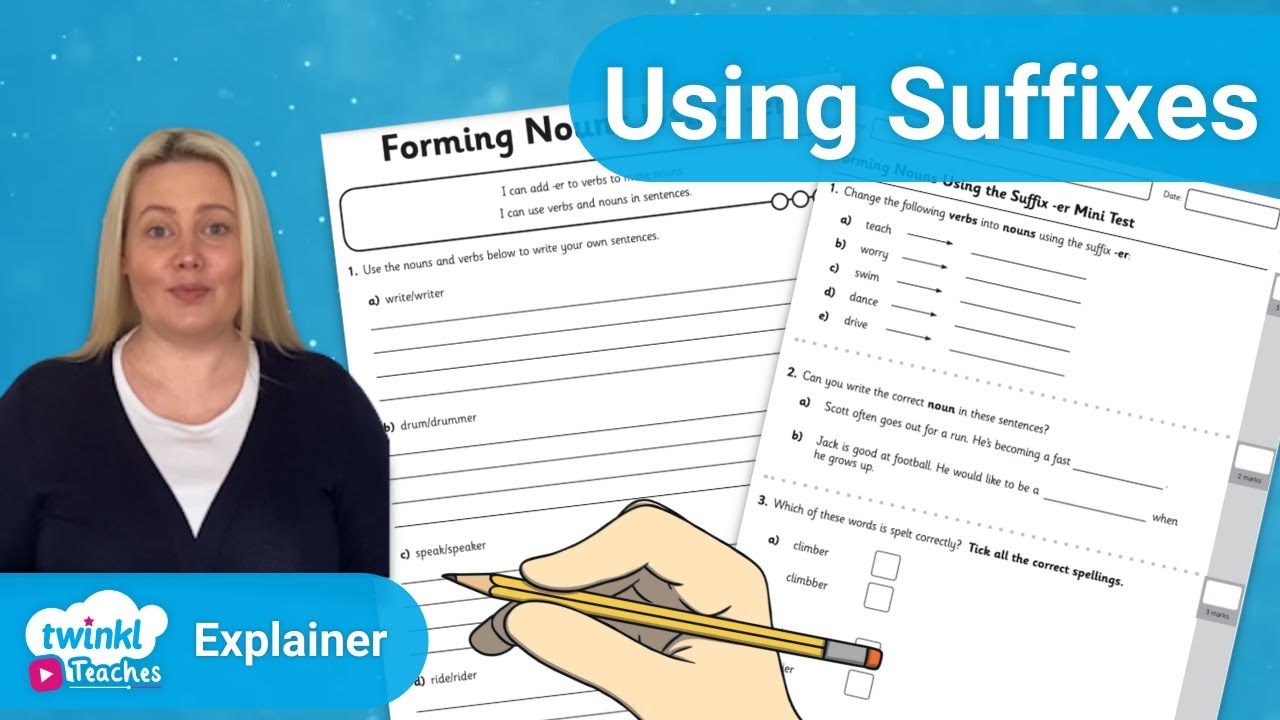 Twinkl KS1 | Exploring Suffixes - YouTube