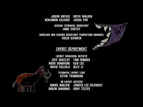 Ice Age 2 The Meltdown END CREDITS reversed