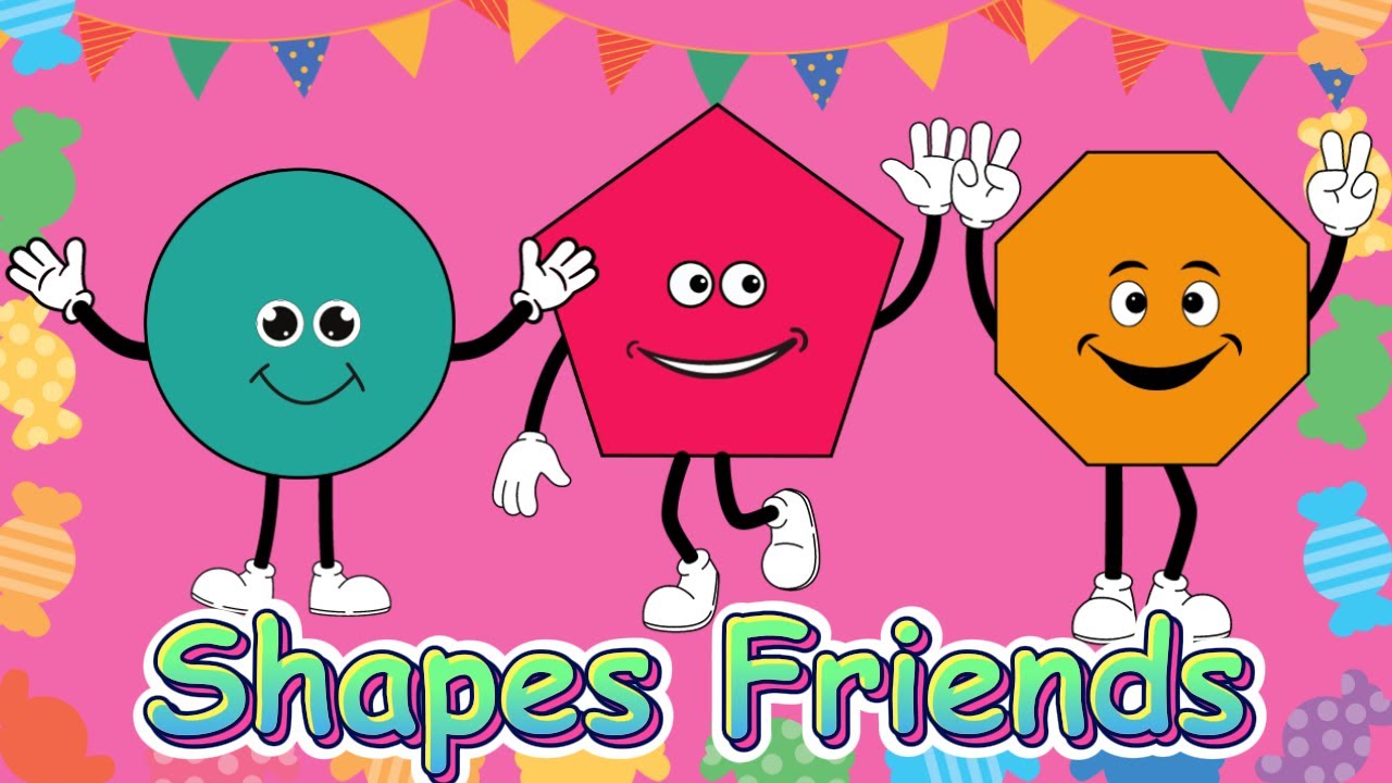 Shapes Friends For Kids - YouTube