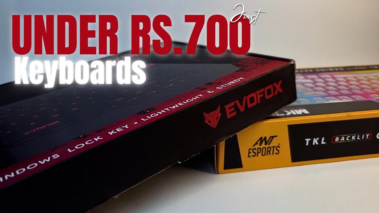 Best Keyboards Under ₹700 - YouTube