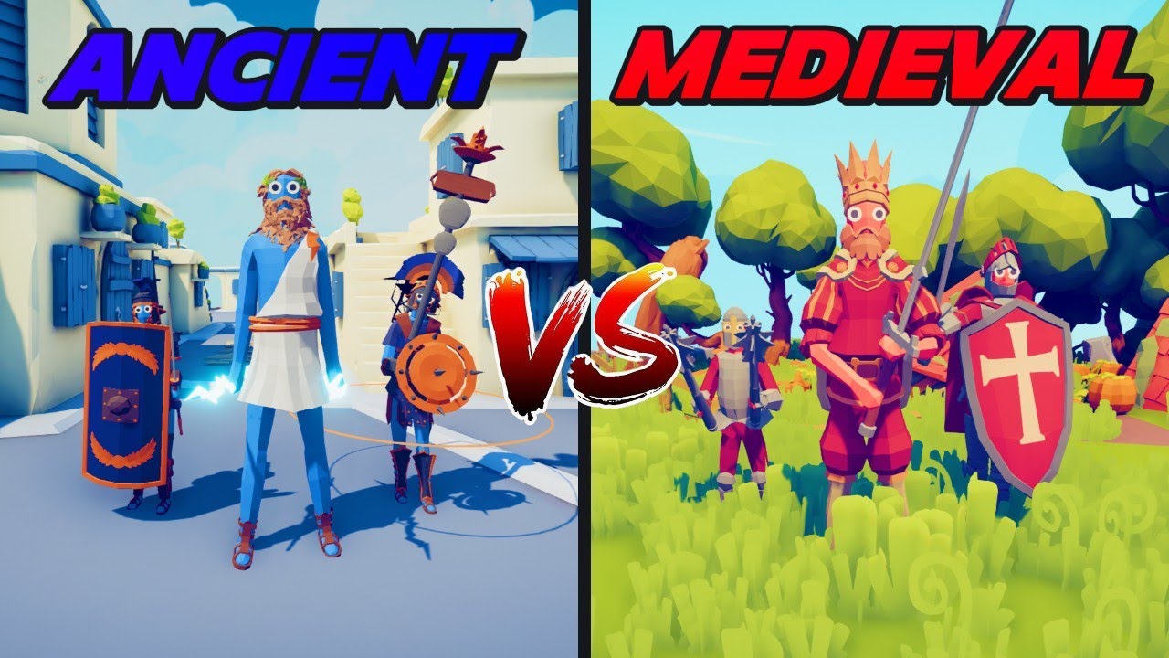 MEGA ANCIENT TEAM vs MEGA MEDIEVAL TEAM - TABS | Totally Accurate Battle Simulator - YouTube